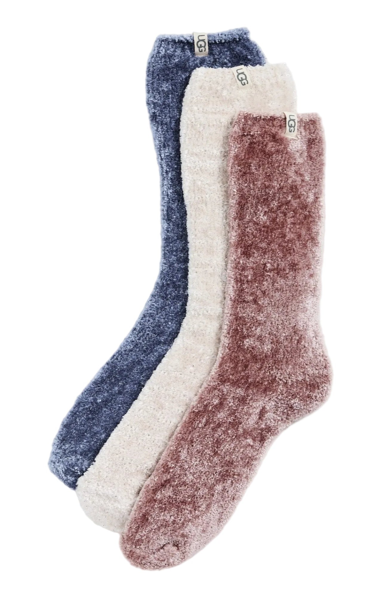 UGG Leda Sparkle, 3 Pack, Cream/ Dawn Petrol/ Dart – La Plume Lingerie