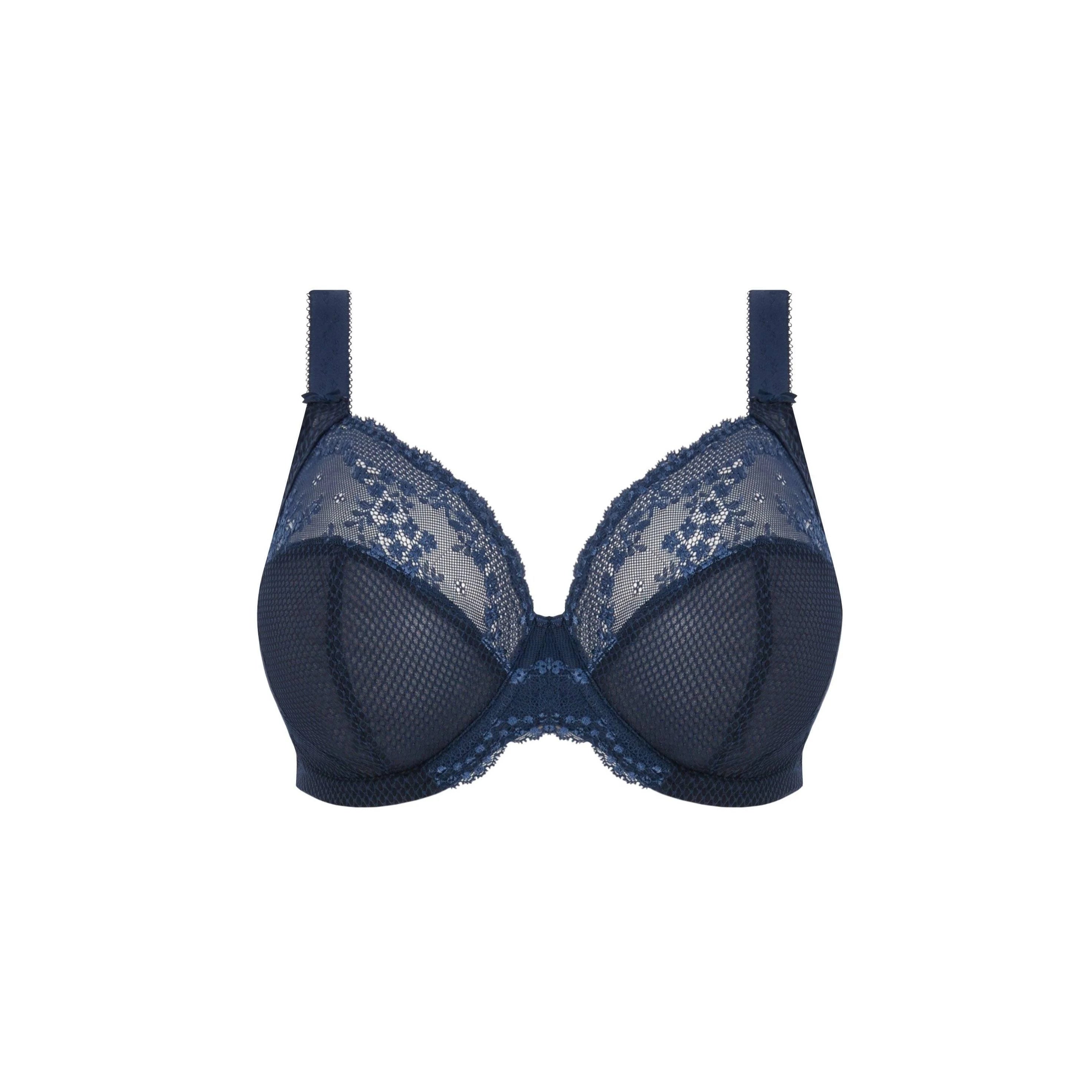 FFY Serena Lace Underwire Full Coverage Bra, Navy – La Plume Lingerie
